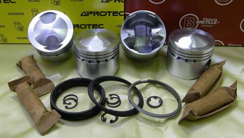Ensemble chemises pistons - RENAULT 8 GORDINI Ø 74,50 - 1255cc